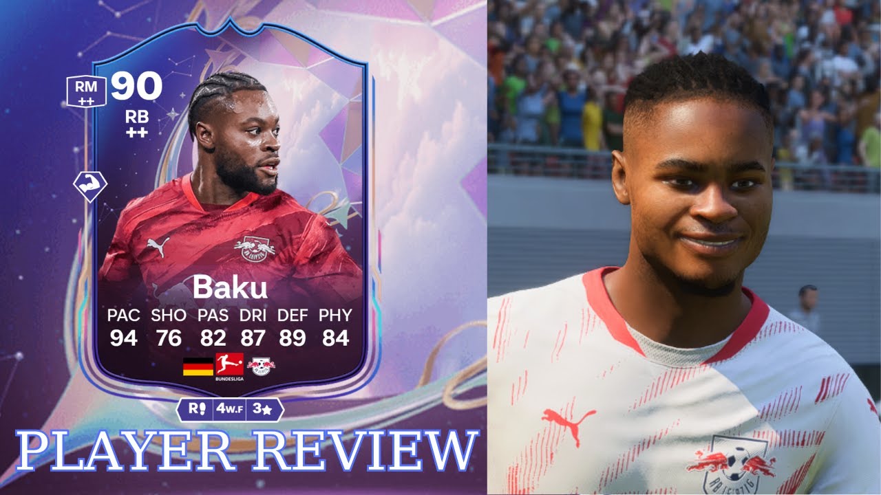 BRUISER!💪🏻 90 FANTASY FC Baku PLAYER REVIEW - EA FC 25 - YouTube