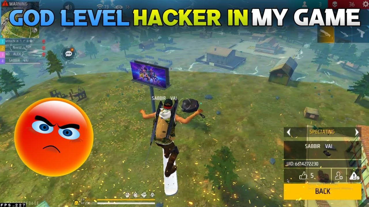 GOD LEVEL HACKER IN MY GAME [flying jatt 😂😂]😡😡👽 - YouTube