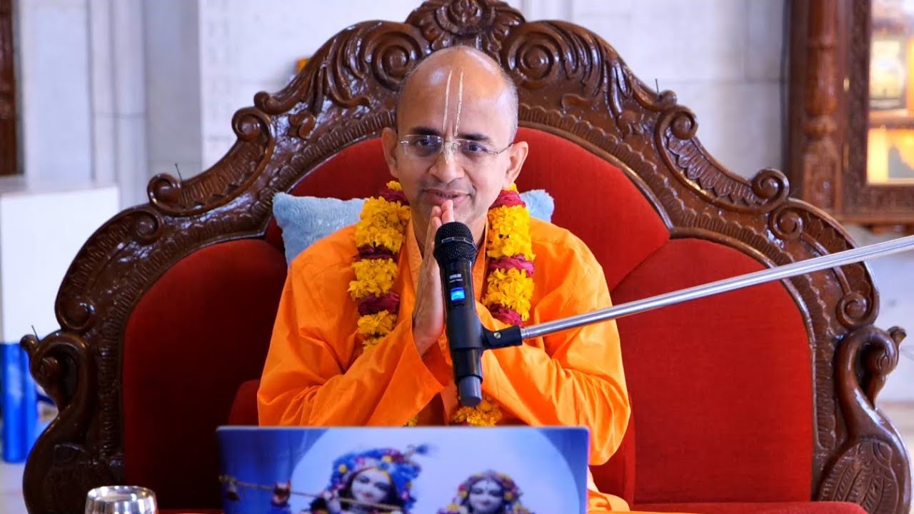 Four men who cooperatively flourished & Ishwara Puri's glories SB 5.4.10-13 |Abids Hyd ...