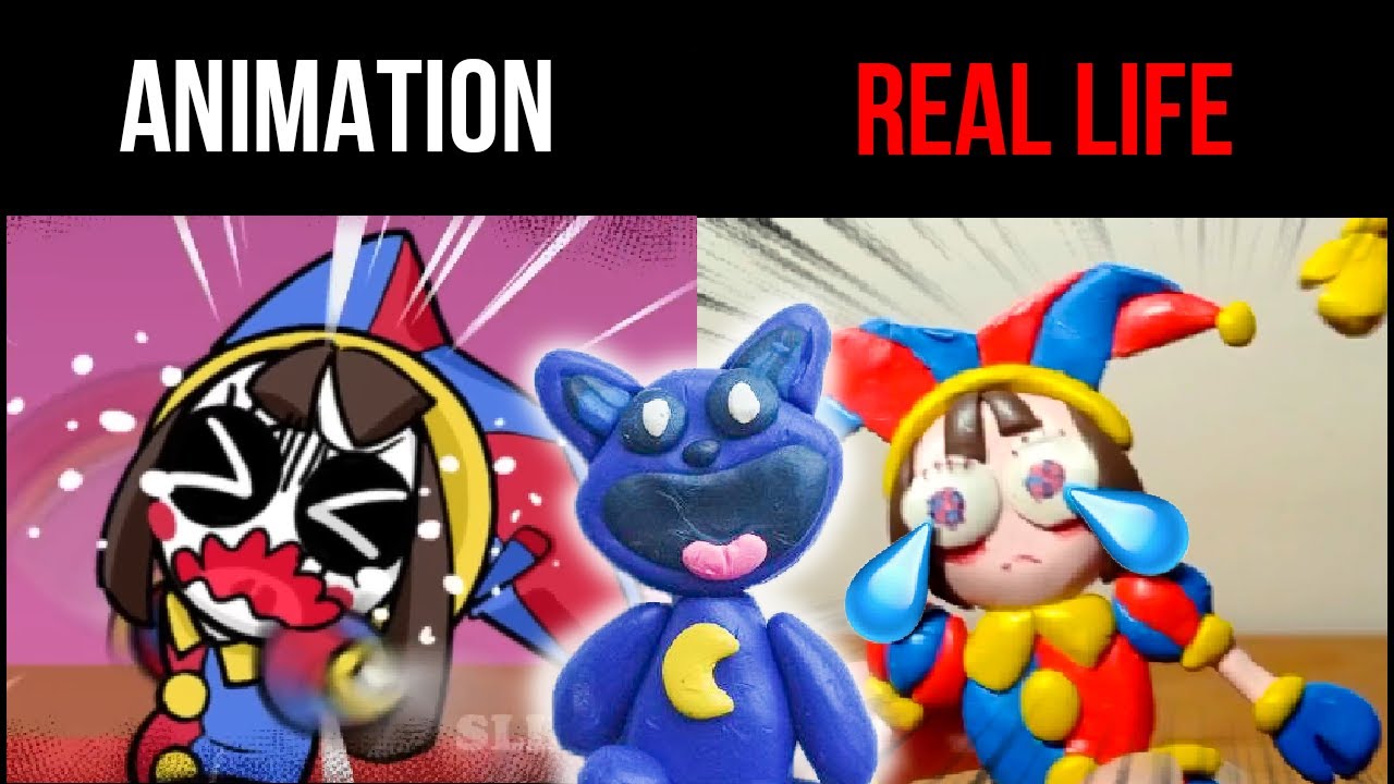 Animation vs Real life | Amazing Digital Circus | PT1 - YouTube