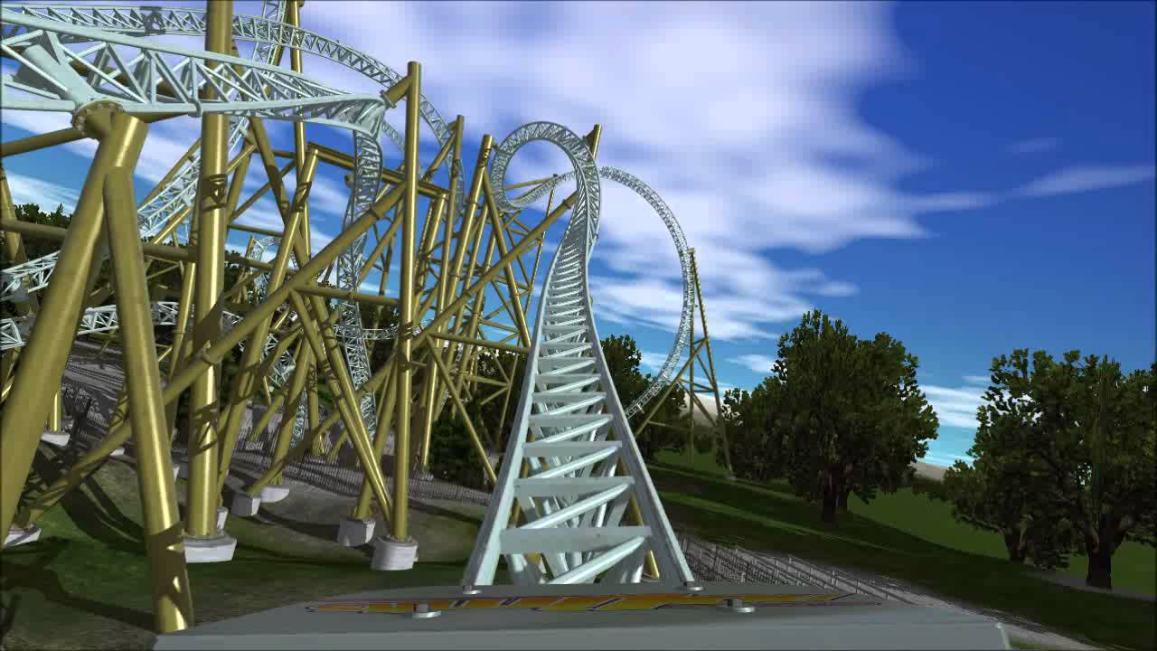 Double Colossus (No Limits 2 20-inversion coaster) - YouTube