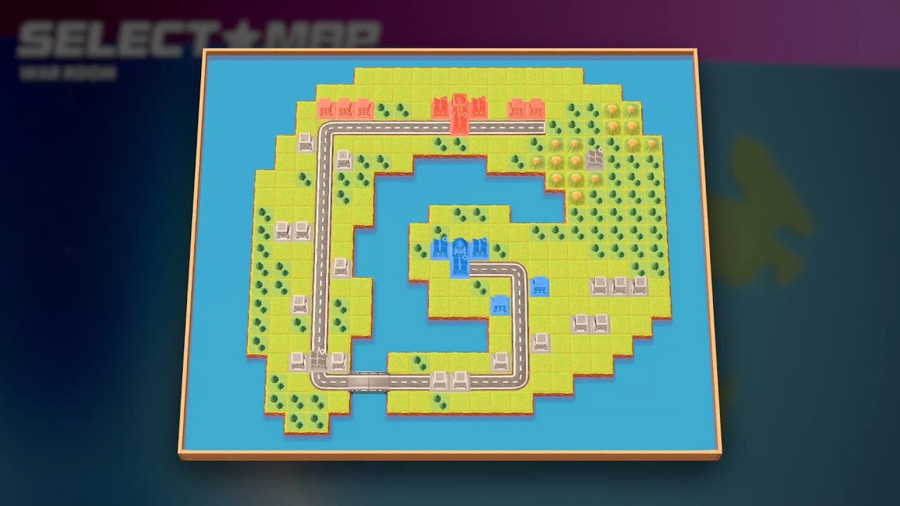 Advance Wars 1+2: War Room #2 - Moji Island (AW2) - YouTube