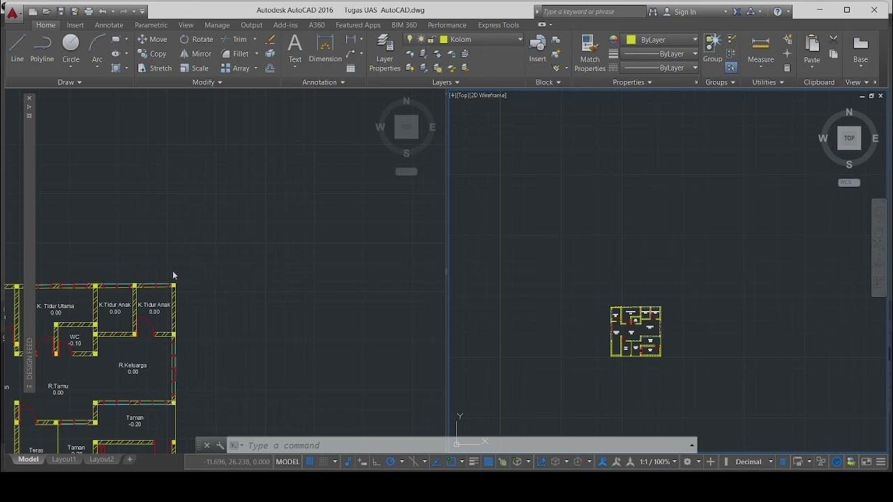 Command AutoCAD - Viewports - YouTube