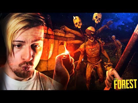 NEW ENEMIES, NEW CAVES.. || The Forest (Part 5) + PROGRESS!!