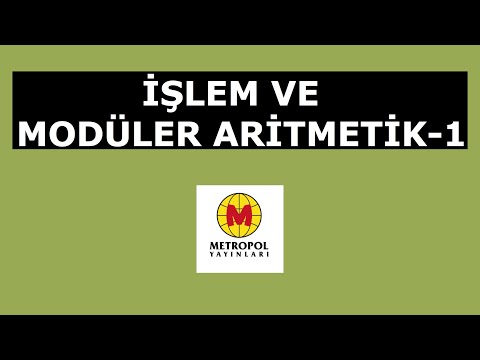 YÖS MAT-1 (İŞLEM VE MODÜLER ARİTMETİK-1)