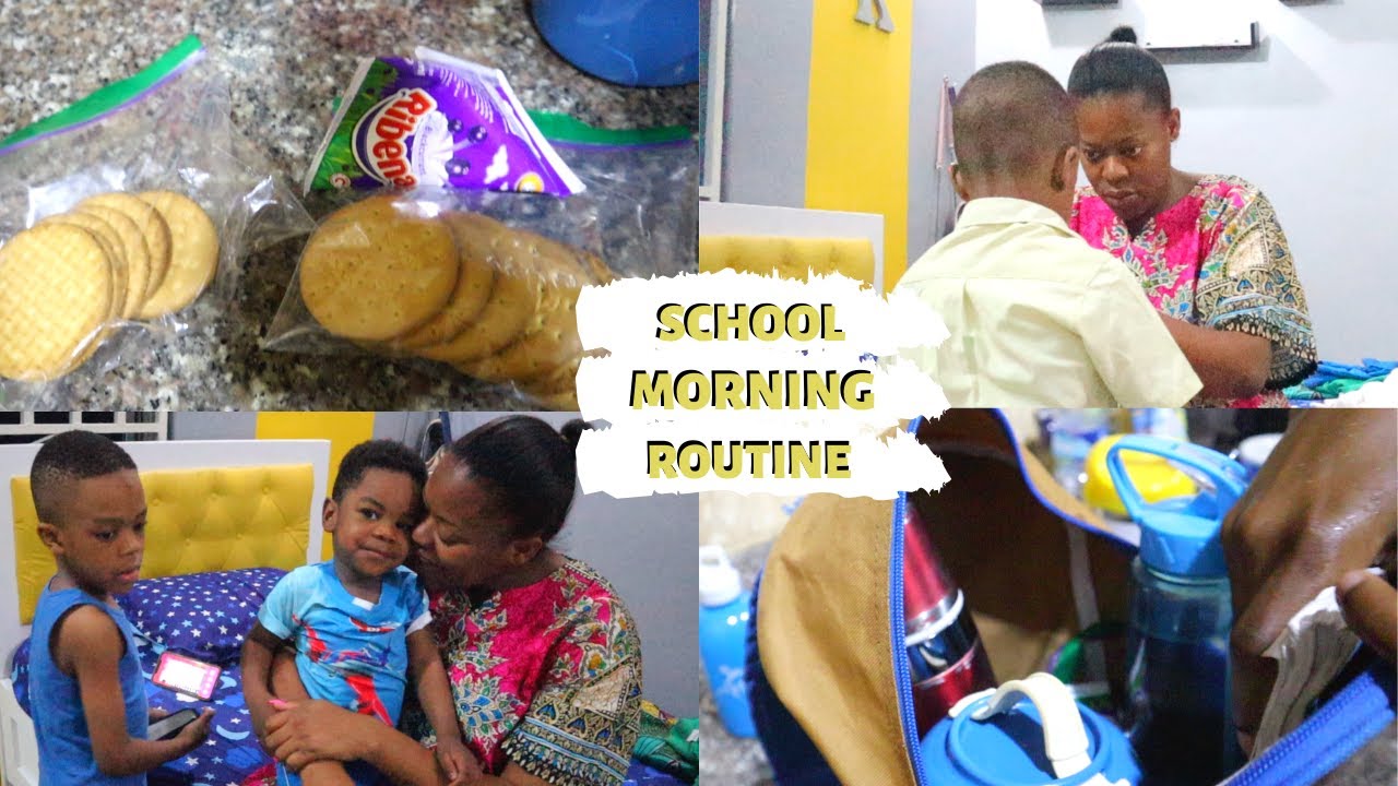 EARLY MORNING SCHOOL ROUTINE WITH 3 KIDS | GET READY WITH US - YouTube