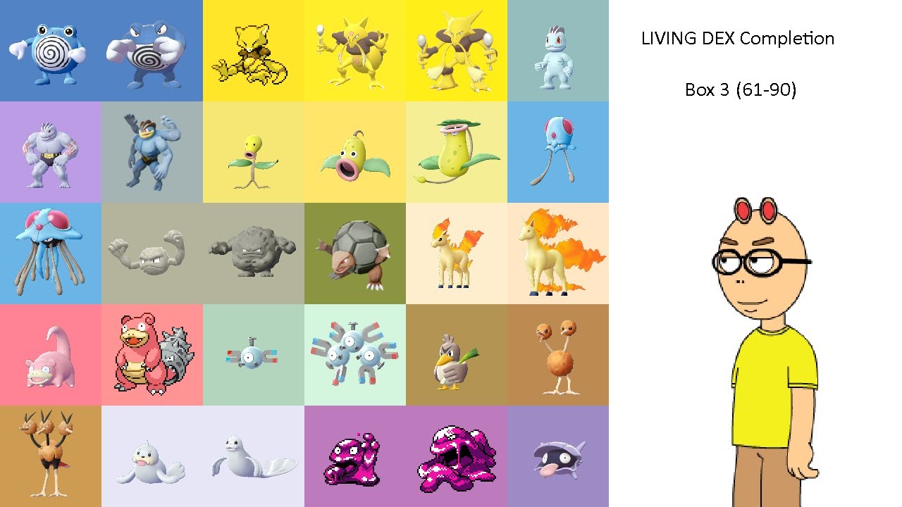 The GoAnimate Citizens assemble a Living Dex in Pokémon Home- Part 3 ...