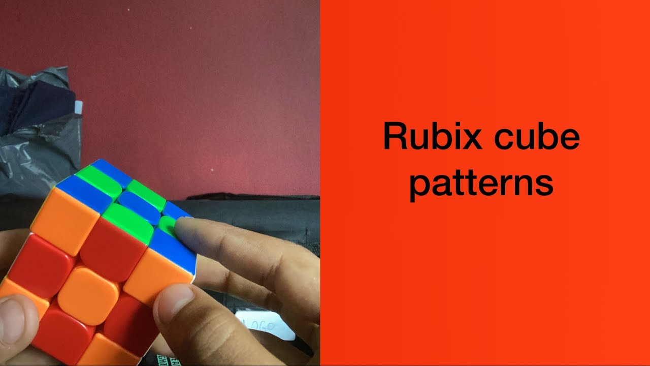 Rubix cube patterns - YouTube