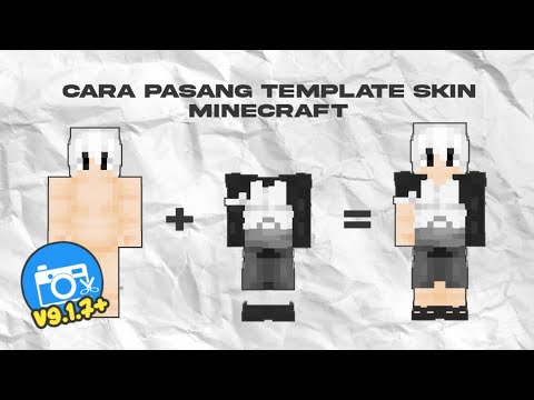 CARA PASANG TEMPLATE SKIN/TOPENG MINECRAFT CUMA PAKAI 1 APK ‼️ [ Latest ...