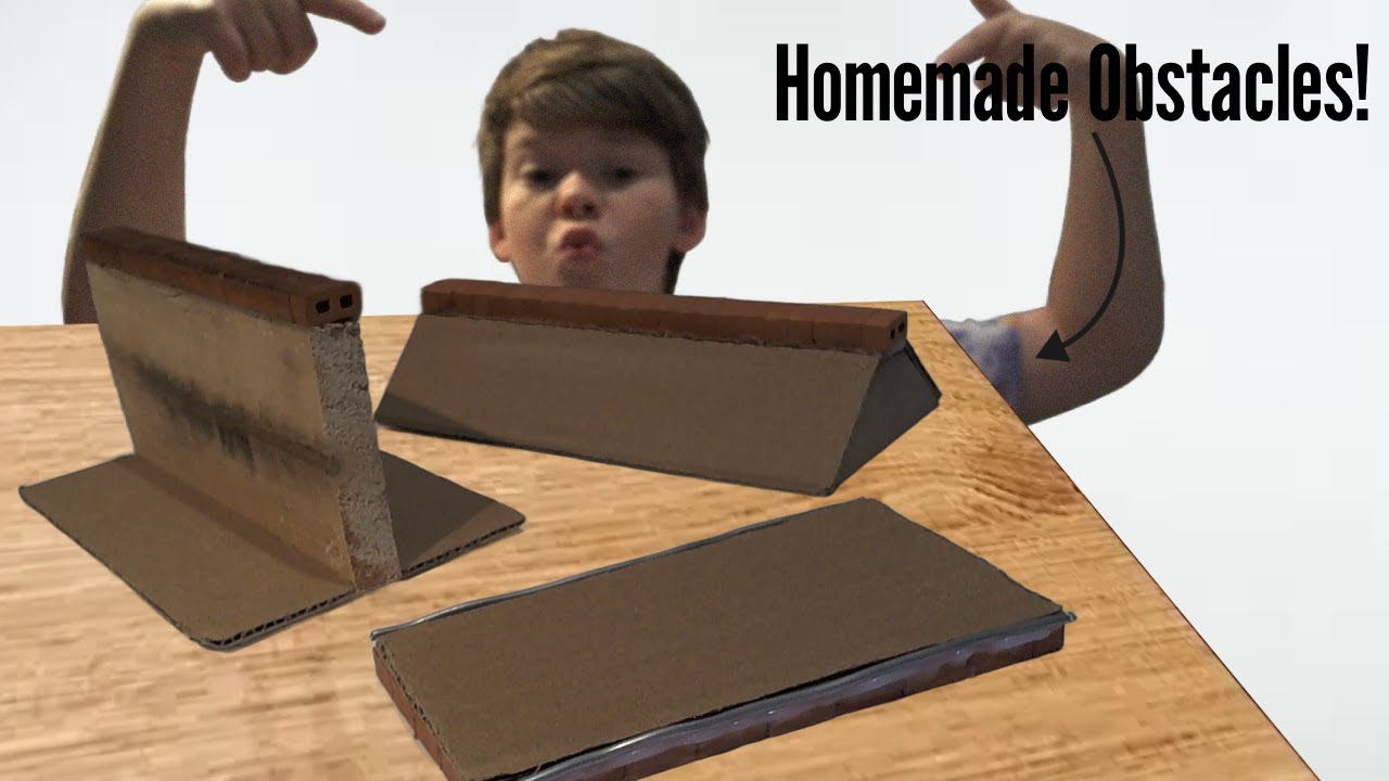 3 SUPER easy DIY Fingerboard Obstacles that YOU can build at home ...