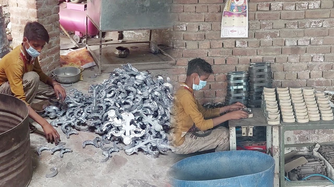 Amazing Making of Motorcycle Brake Shoe | Complete Process - YouTube