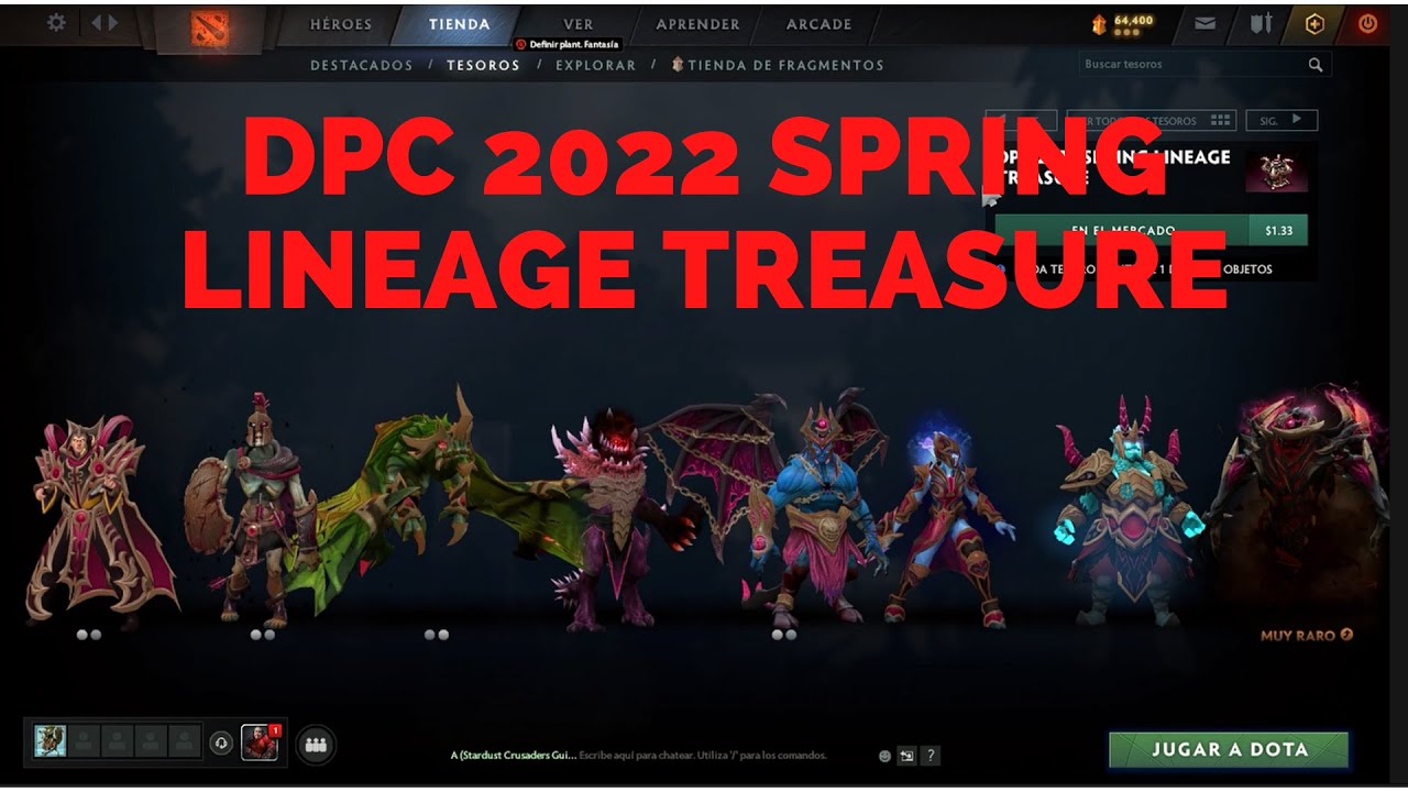 Dota 2 - DPC Spring Lineage Treasure - DPC 2022 Tesoro del linaje de ...