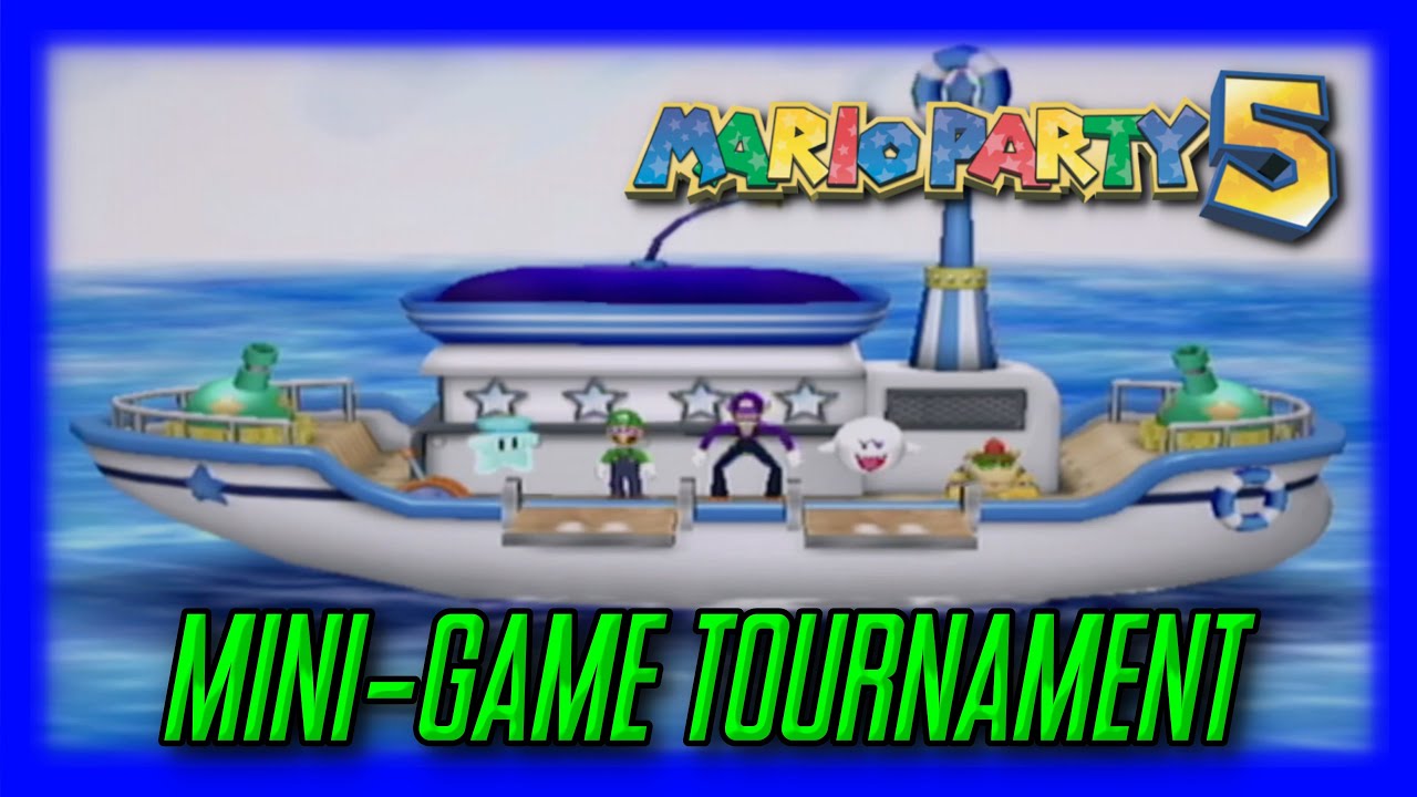 MarioParty 5 - (Mini Game Mode) Mini Game Tournament - YouTube