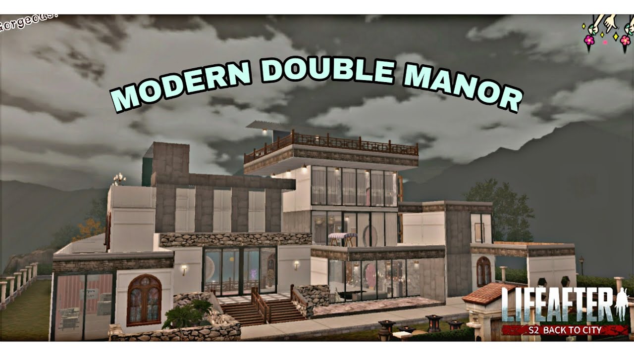 LIFEAFTER | MODERN DOUBLE MANOR (2) - YouTube