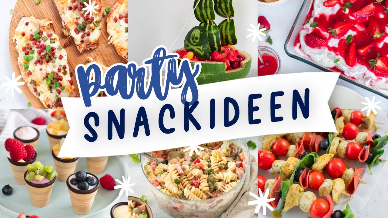 Partyrezepte: Leckere Party Snacks und Fingerfood zum Vorbereiten fürs ...