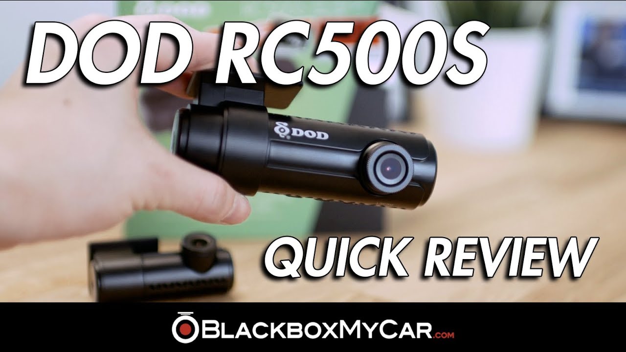 DOD RC500S Quick Review - BlackboxMyCar - YouTube