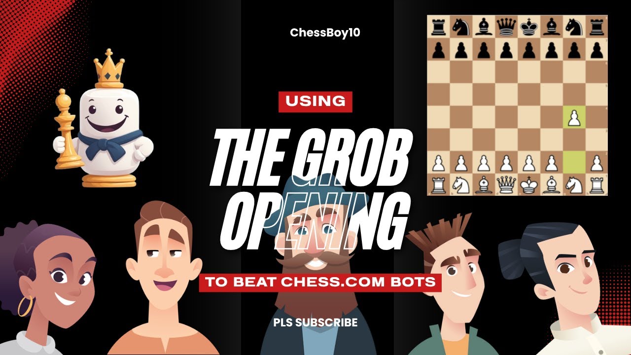 Beating Chess.com bots using the GROB OPENING! - YouTube