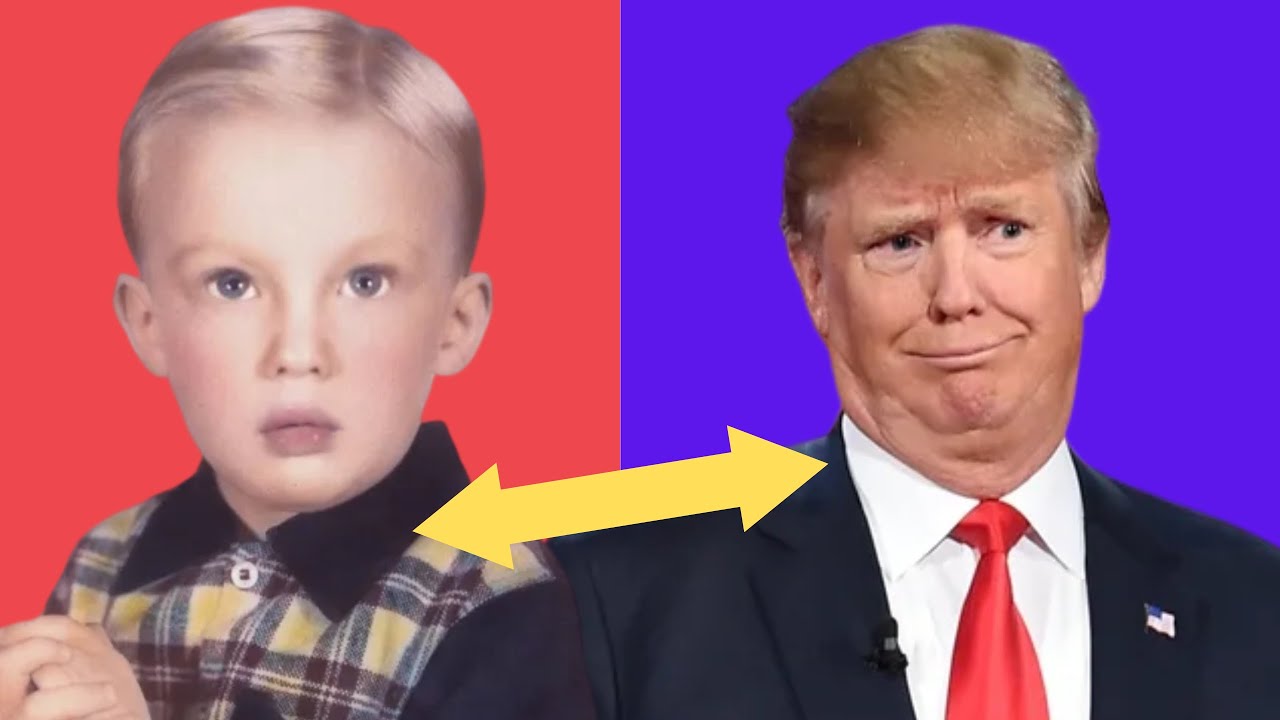 The evolution of Donald Trump from 5 to 78 Years Old - YouTube