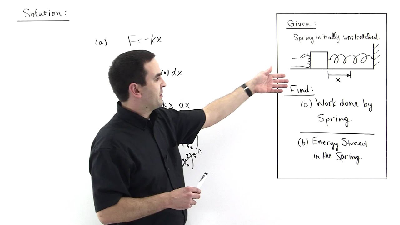 Elastic Potential Energy Part 1 - YouTube