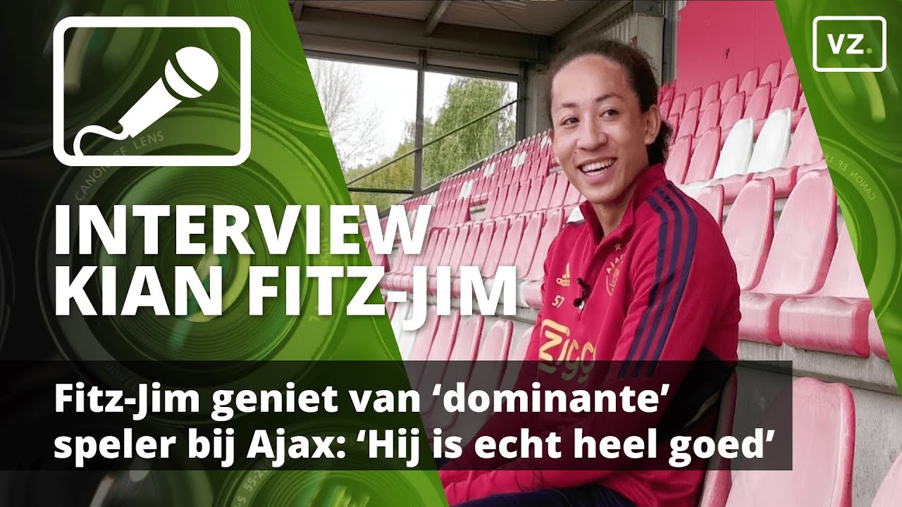Fitz-Jim geniet van ‘dominante’ speler bij Ajax: ‘Hij is echt heel goed ...