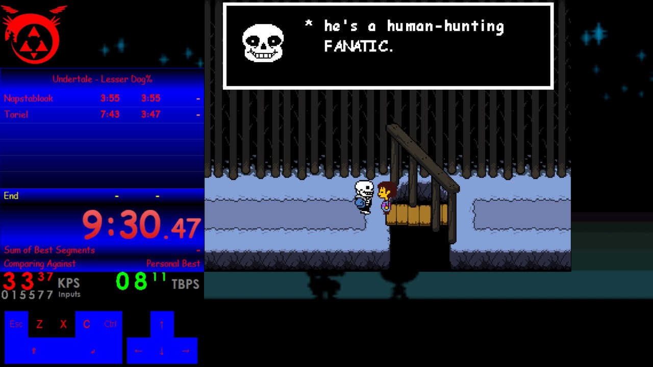Undertale Lesser Dog% Speedrun 14:25 - YouTube