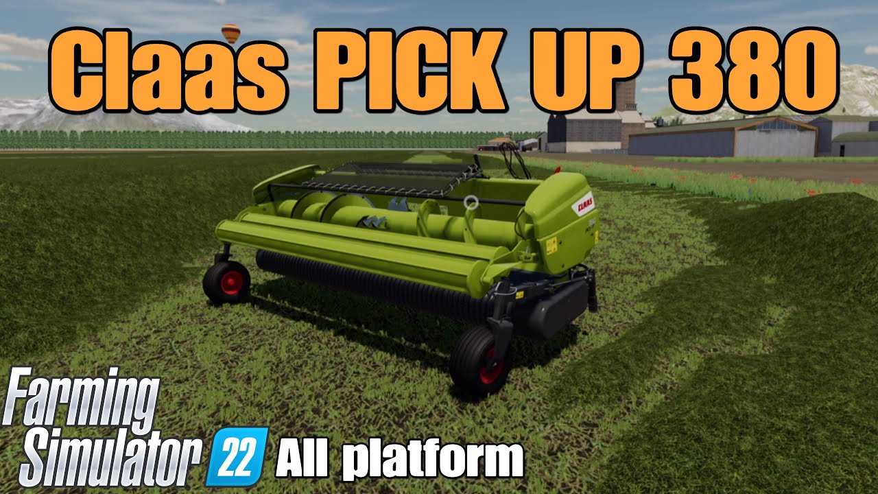 Claas PICK UP 380 / FS22 mod for all platforms - YouTube