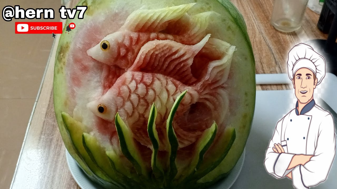#88 WATERMELON FISH @herntv7 - YouTube
