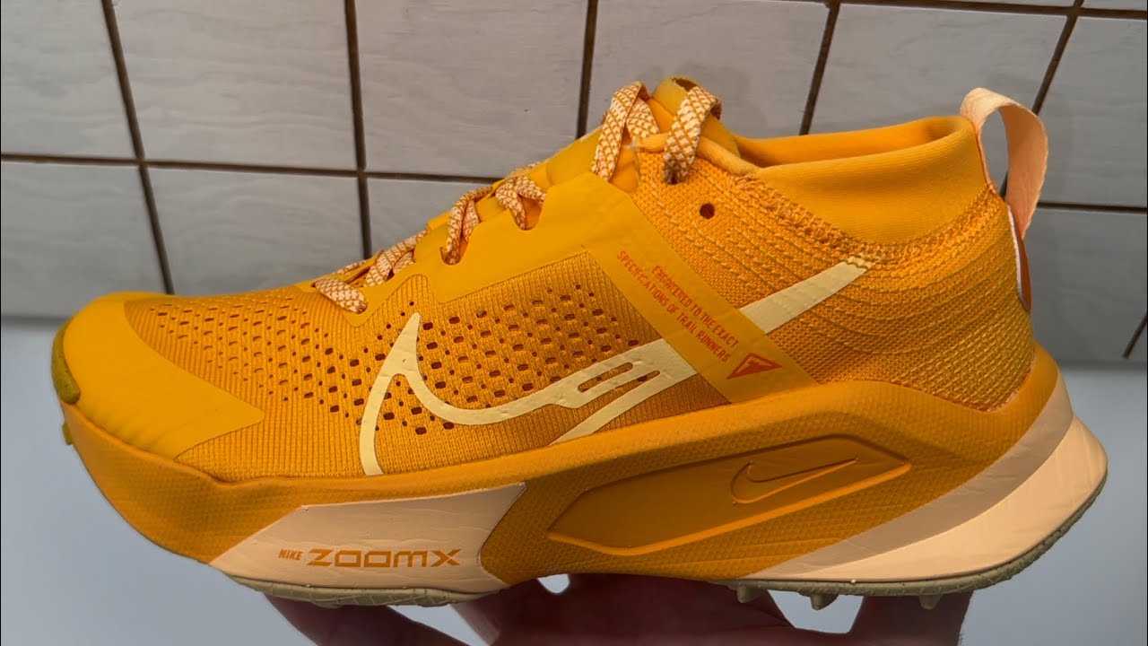 Nike ZoomX Zegama Trail Sundial Orange Women Running Shoes - YouTube