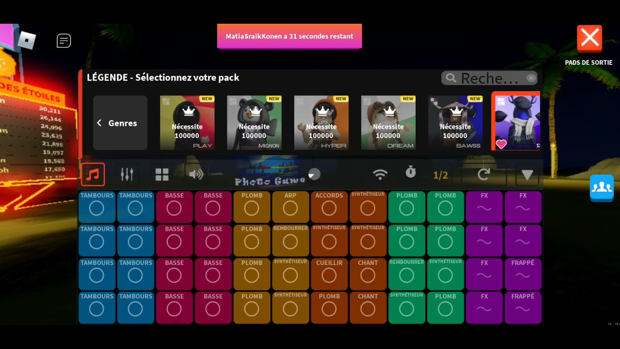 1245 Legend pack - roblox splash music - YouTube