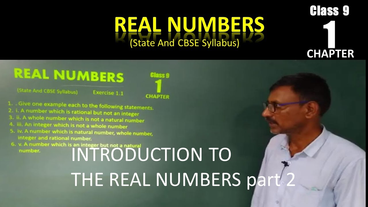Class 9 Real Numbers (INTRODUCTION PART 2) - YouTube