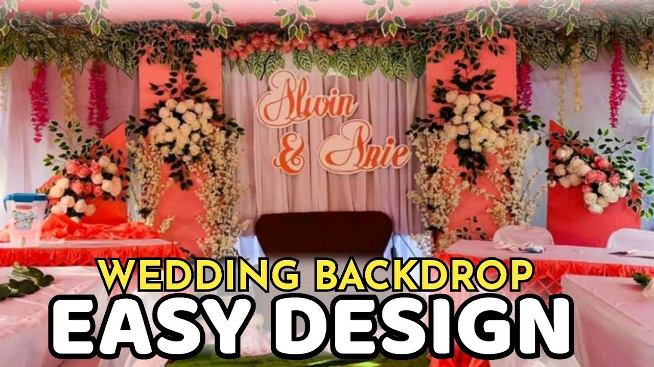 How to Make Wedding Backdrop at Home | New Version - YouTube