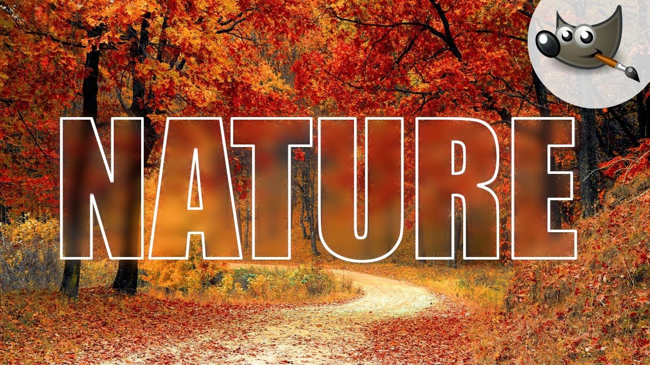 Gimp Tutorial Glass Text Effect - YouTube