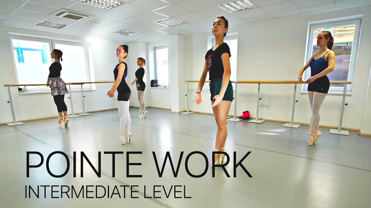 Pointe work class - YouTube
