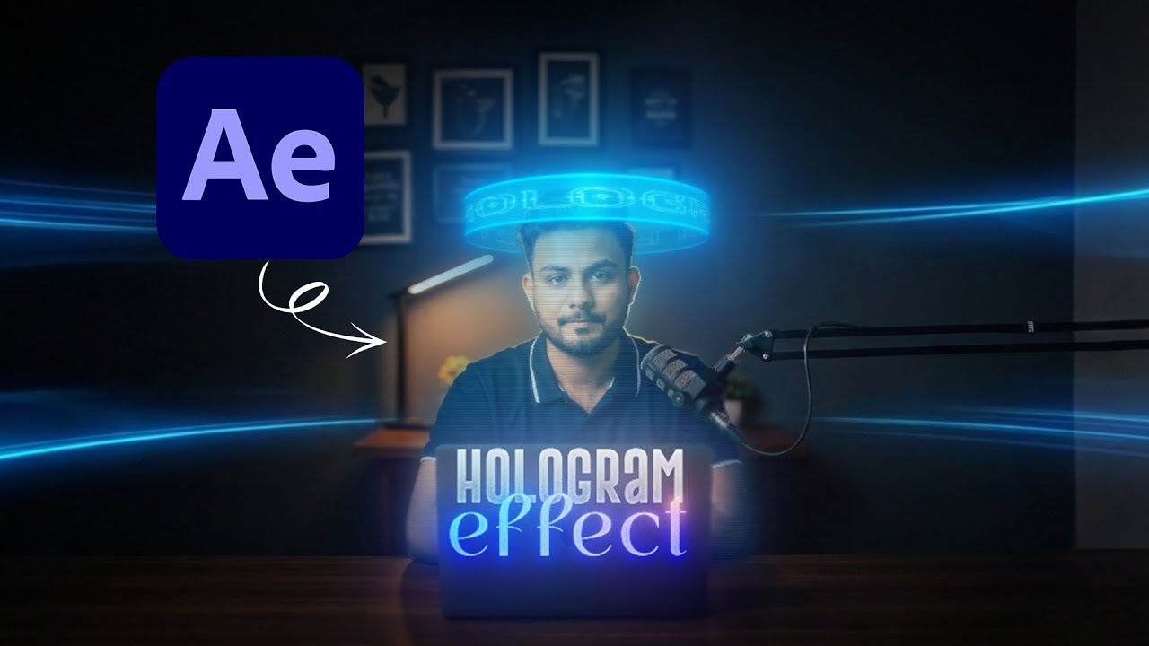 How to Make a Cool Hologram in After Effects! - YouTube