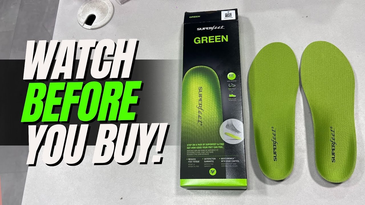 Close up look at #Superfeet All-Purpose Support High Arch Insoles ...