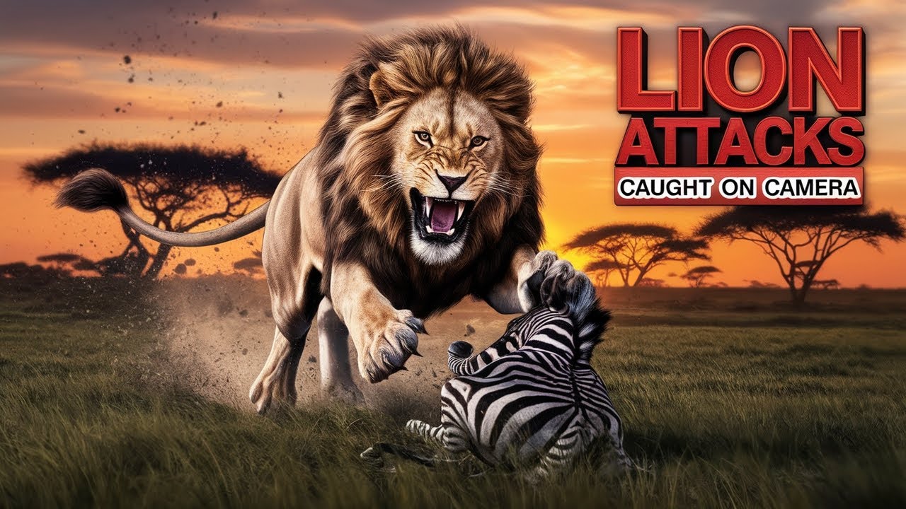 Shocking LION Attacks Caught on Camera - YouTube
