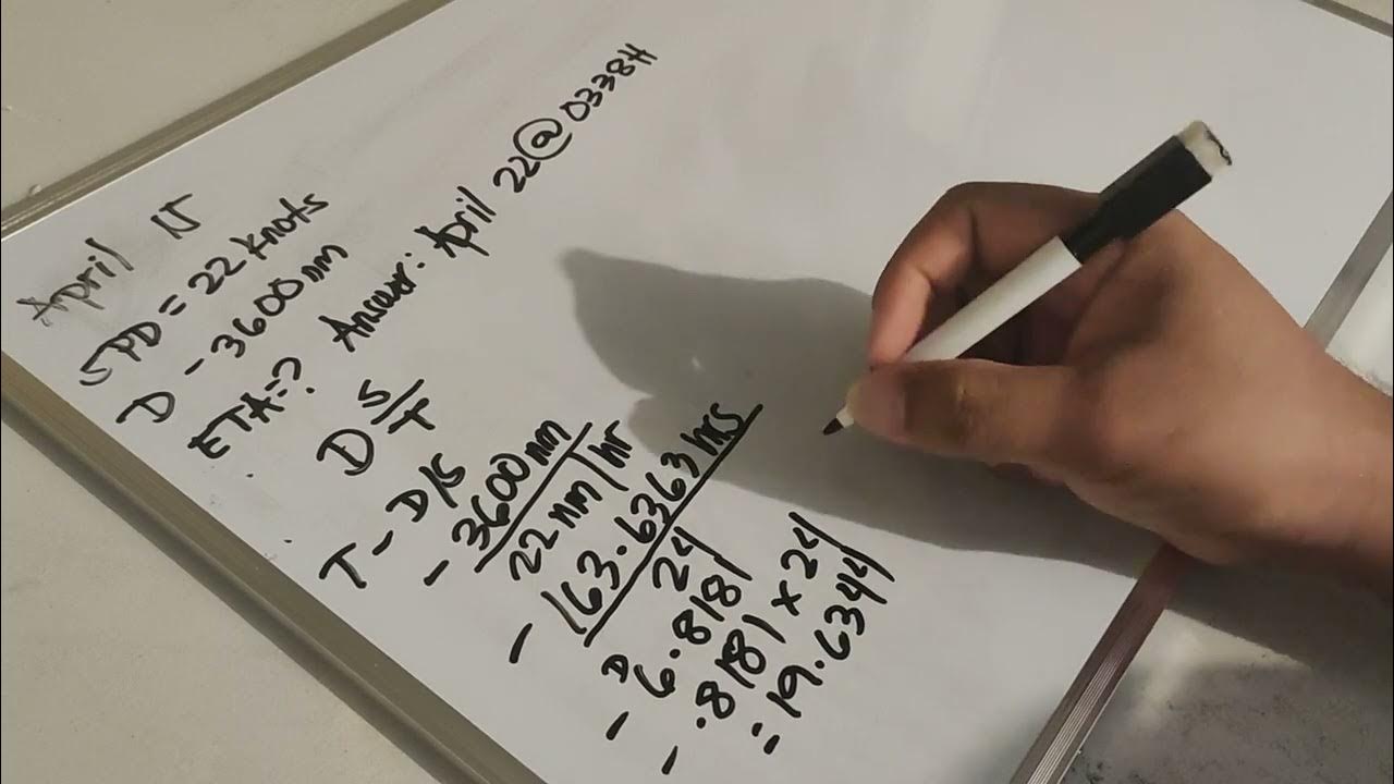 How to get ETA(Estimated Time of Arrival) | Navigation Problem - YouTube