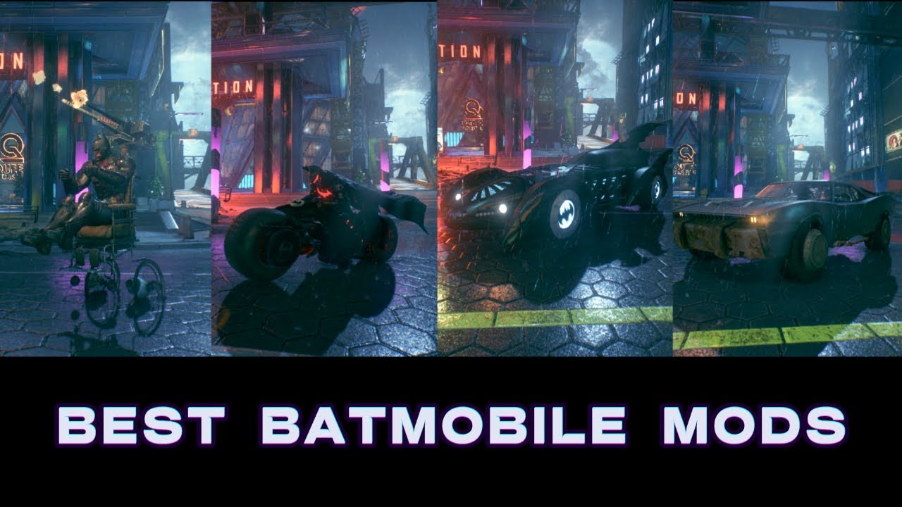 Best Batmobile Mods that you must have in Batman Arkham Knight - YouTube