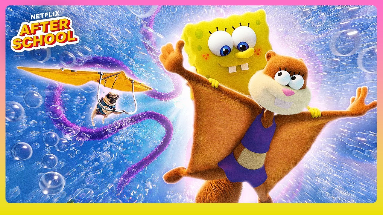 7 Minutes of Sandy Saving the Day 🏄‍♀️ Saving Bikini Bottom: The Sandy ...