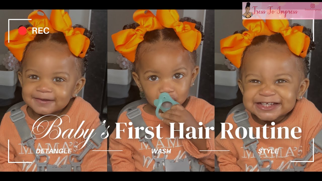 Baby HAIR WASH Routine | Healthy NATURAL HAIR Care for babies - YouTube