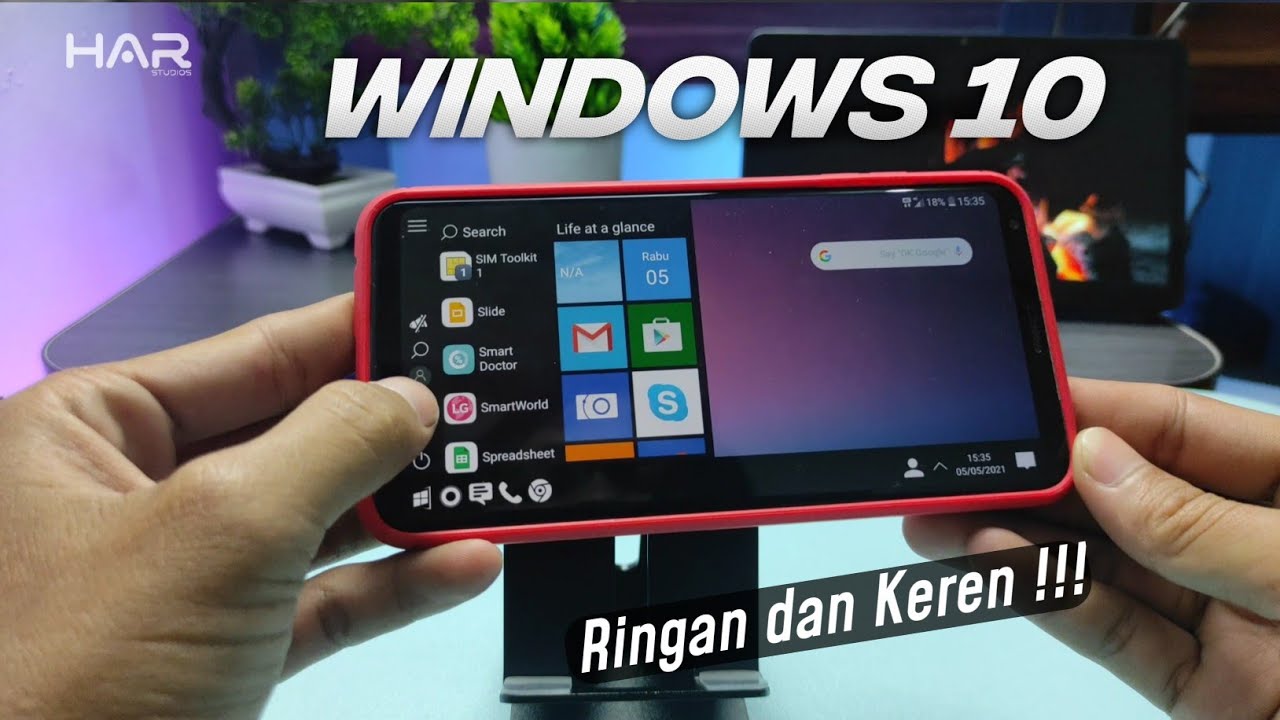 Launcher Ringan dan Keren - Merubah Tampilan Hp Seperti PC dgn Computer ...