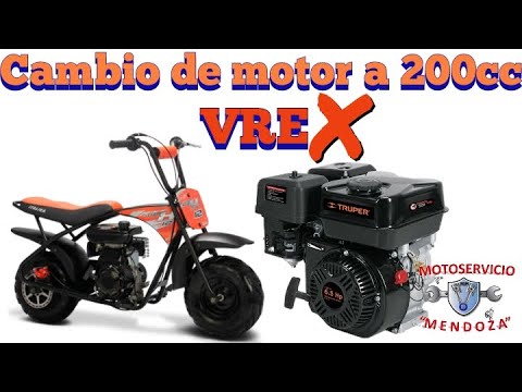 le ponemos motor 200cc a la VREX - YouTube