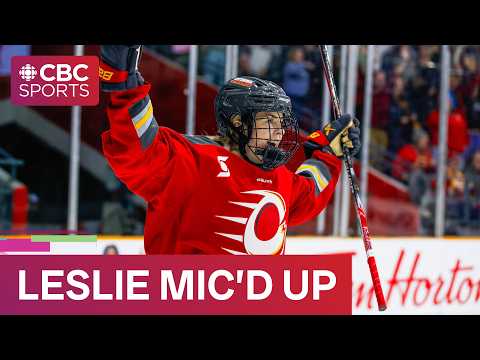 PWHL Mic'd Up: 'Just how we DREW IT UP', Ottawa Charge's Rebecca Leslie | #CBCSports