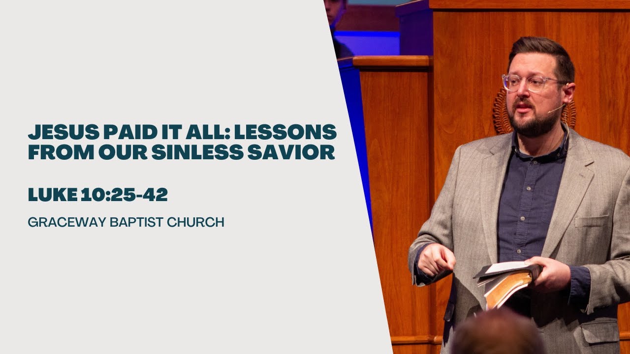 Jesus Paid It All: Lessons From Our Sinless Savior| Jon Williams - YouTube