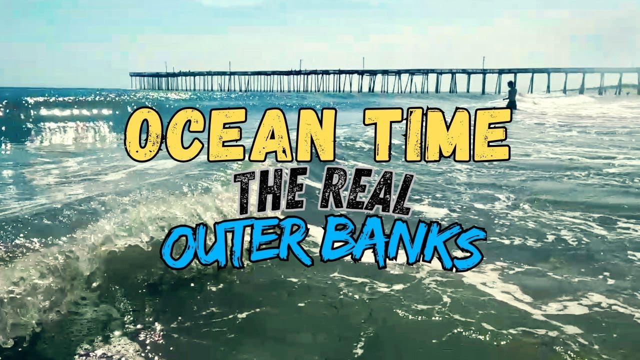 In The Atlantic and Beach Walk OBX NC - YouTube