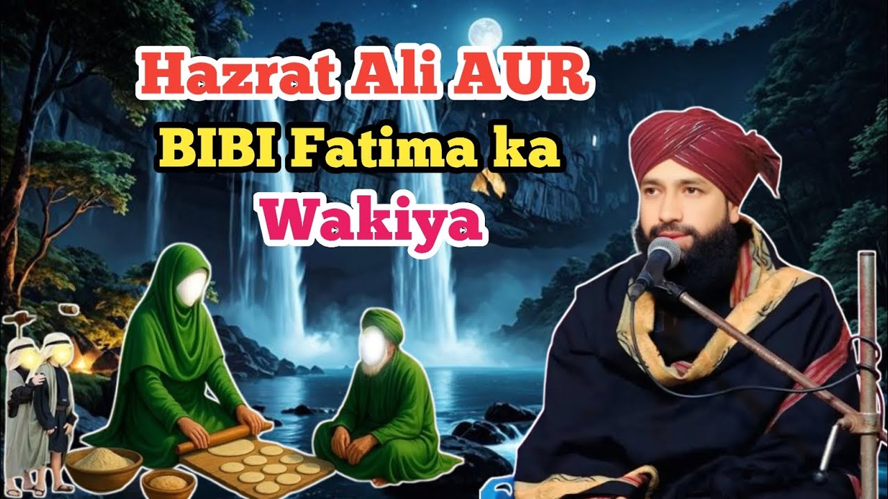 Hazrat Ali AUR BIBI Fatima Ka Wakiya) Bayan Mufti Hammad Raza Qadri# ...