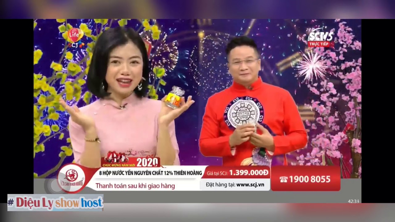 Nước Yến Thiên Hoàng - Vietnam Bird nest heath product - Sctv5- Diệu Ly ...