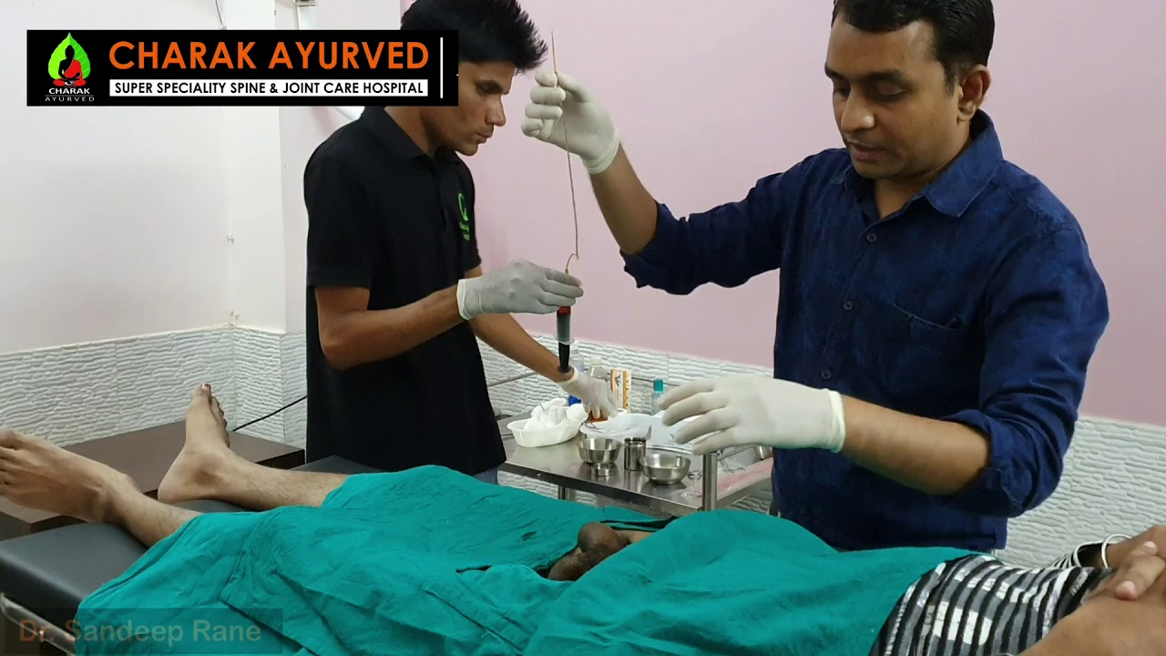 Uttar Basti Performing By Dr.Sandeep Rane - YouTube