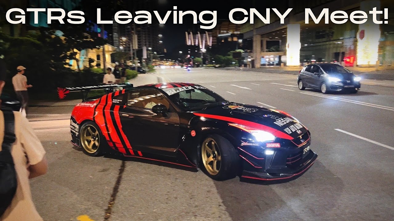 Nissan GTRs ROLL OUT After The Chinese New Year Meet! LOUD ...