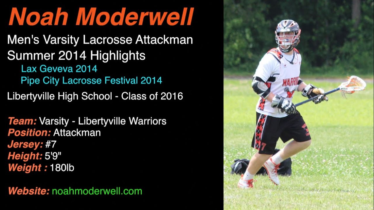 Noah Moderwell Lacrosse Attackman - YouTube